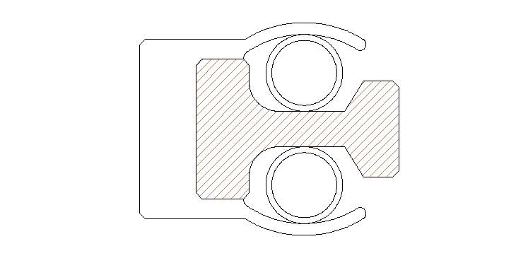Series 600 - PTFE energised seals with toroidal spring