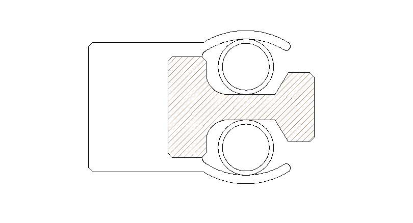 Series 600 - PTFE energised seals with toroidal spring